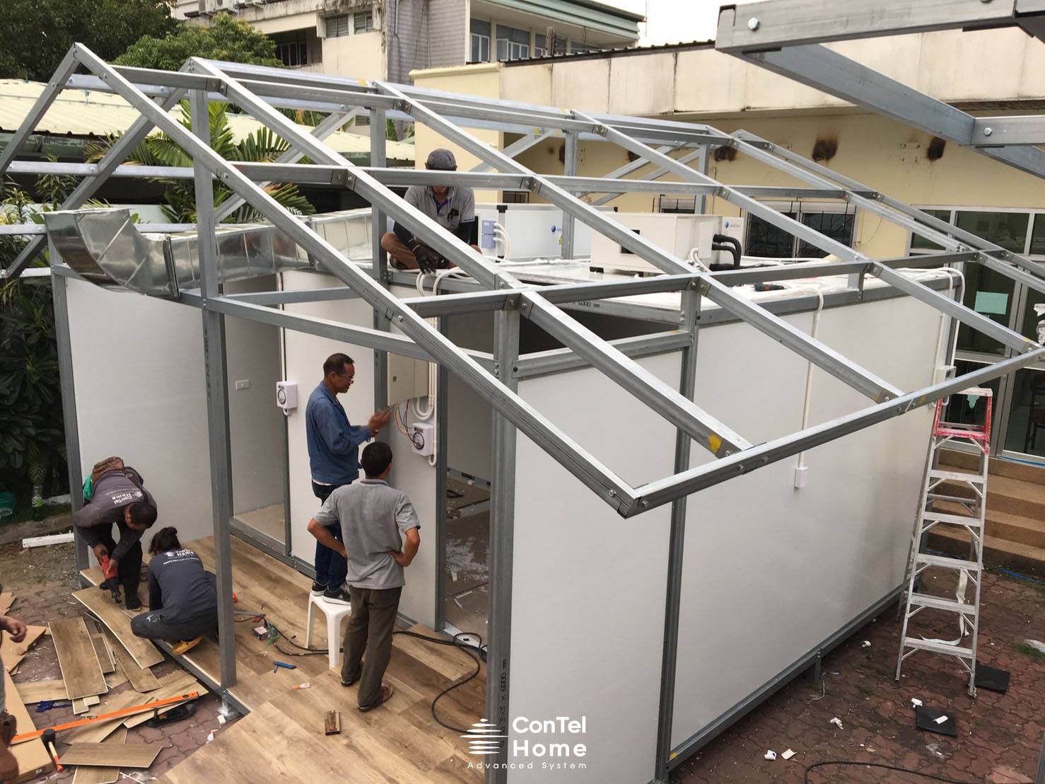 ห้องหัตถการแรงดันลบภายนอกอาคาร ConTel Home